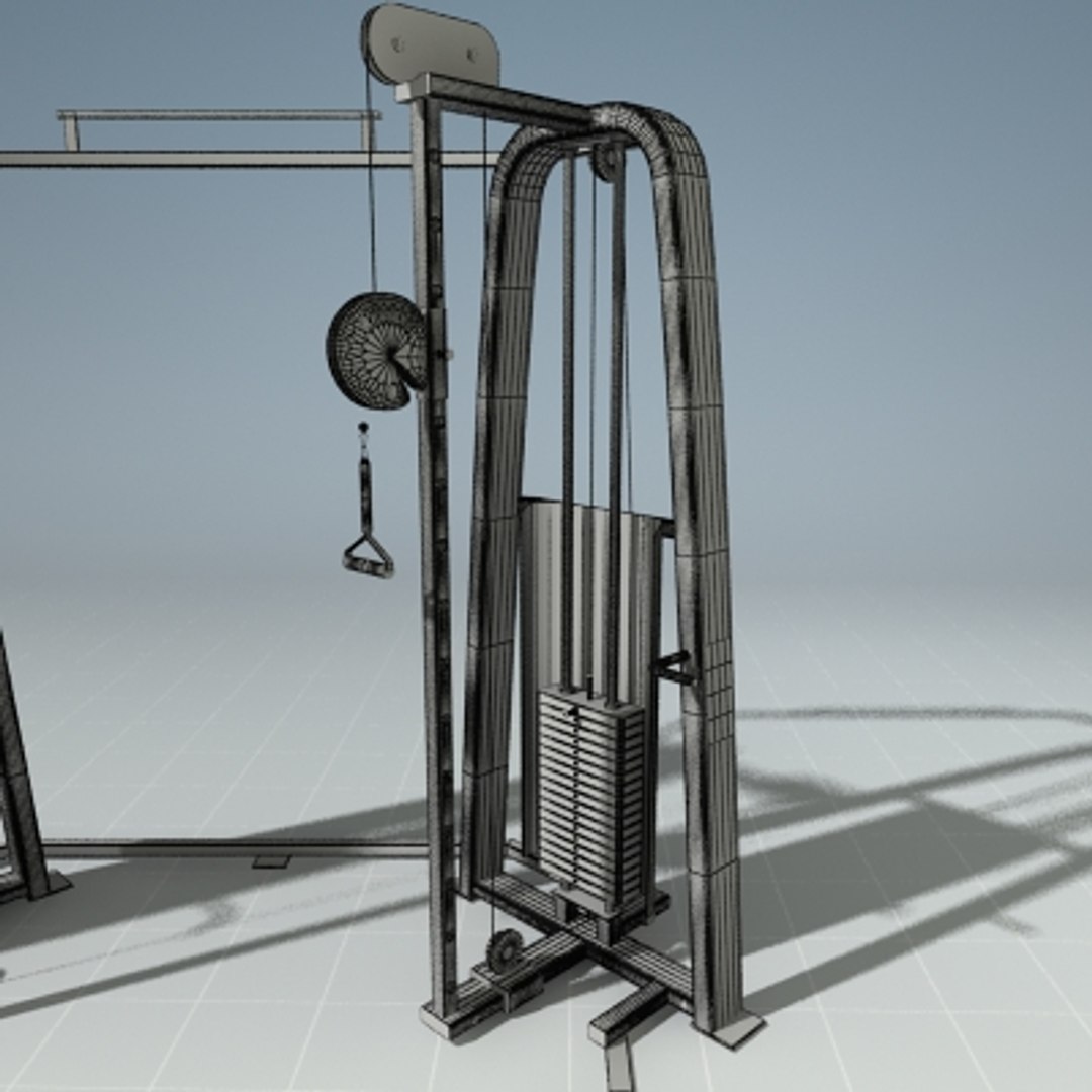 3d 12 Precor Fitness Equipment Model