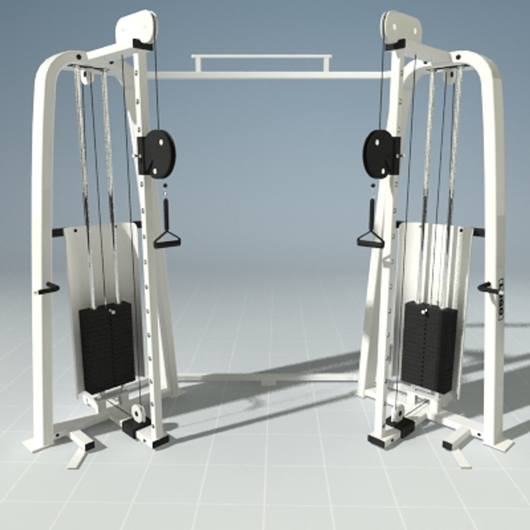 3d 12 Precor Fitness Equipment Model