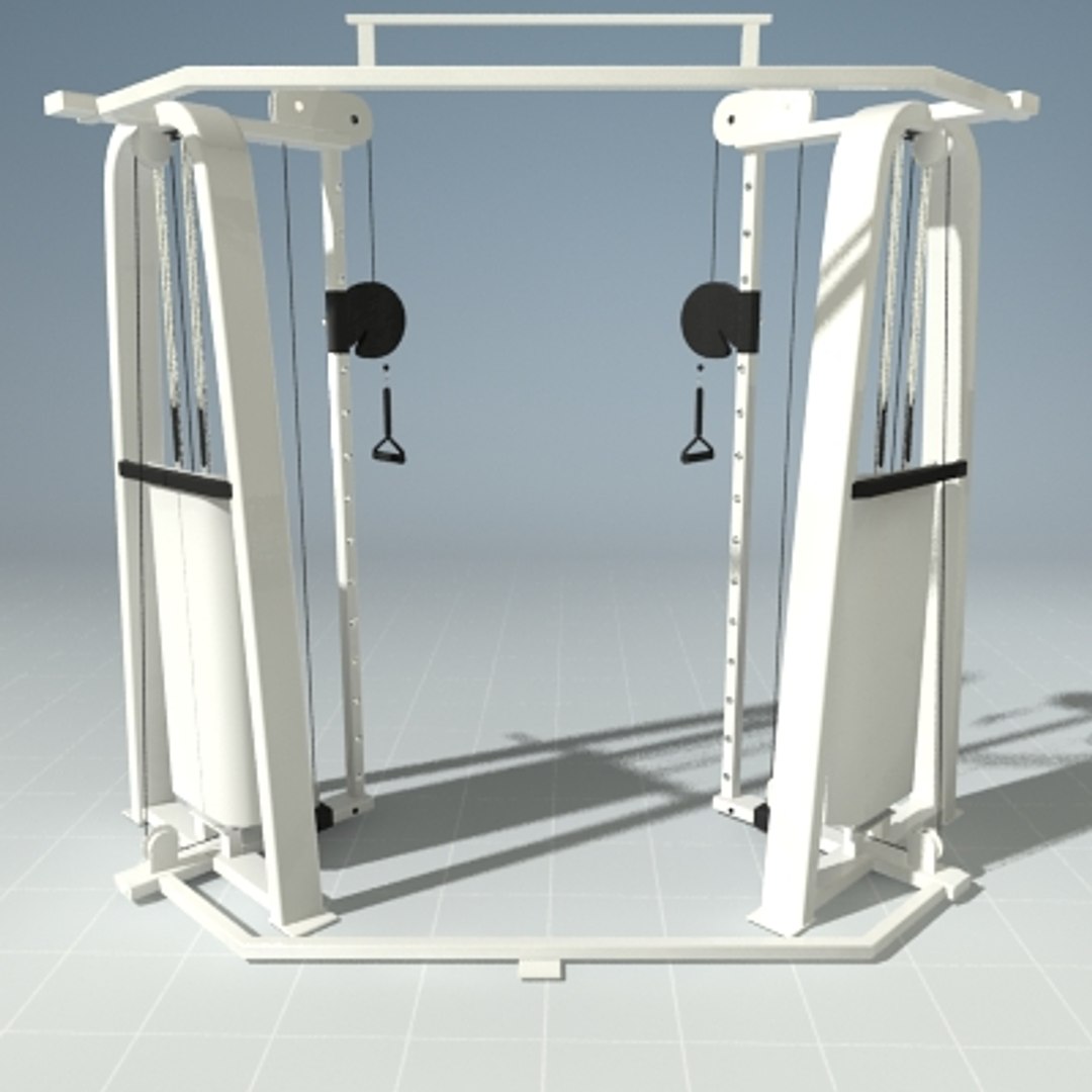 3d 12 Precor Fitness Equipment Model