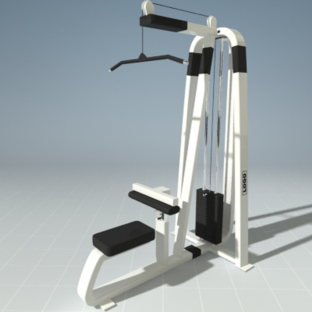 3d 12 Precor Fitness Equipment Model