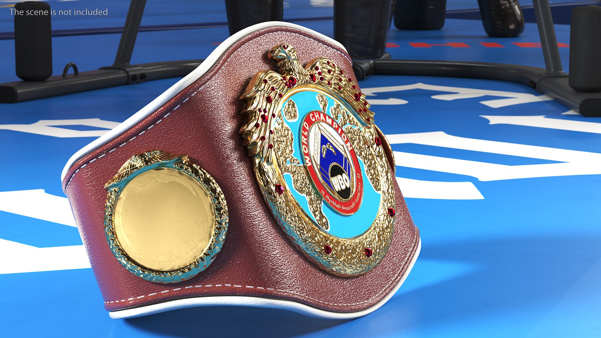 WBO World Champion Belt Fur 3D Model - TurboSquid 2134663