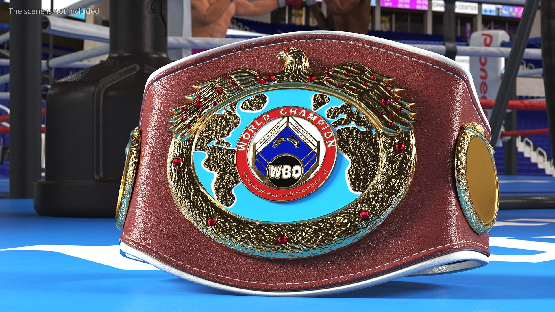 WBO World Champion Belt Fur 3D Model - TurboSquid 2134663