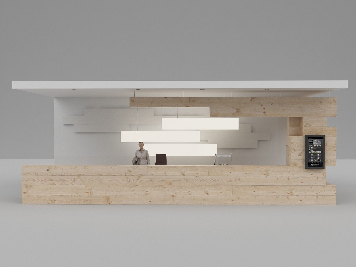 modelo 3d Reception Desk - 029 - TurboSquid 1992237