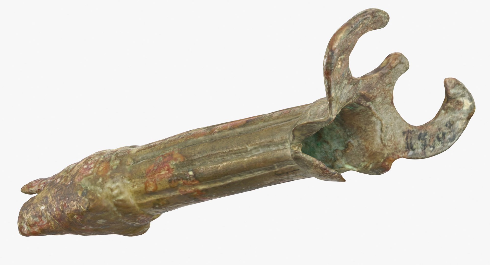 3D Ancient Handle 02 Model - TurboSquid 1827533