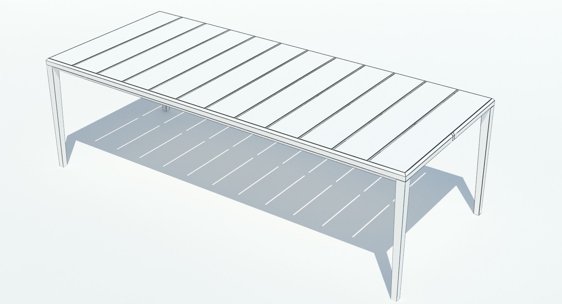 Roda Teka Table 3d Max