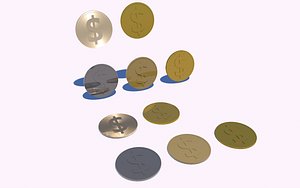 Cents 3D model - TurboSquid 1232294