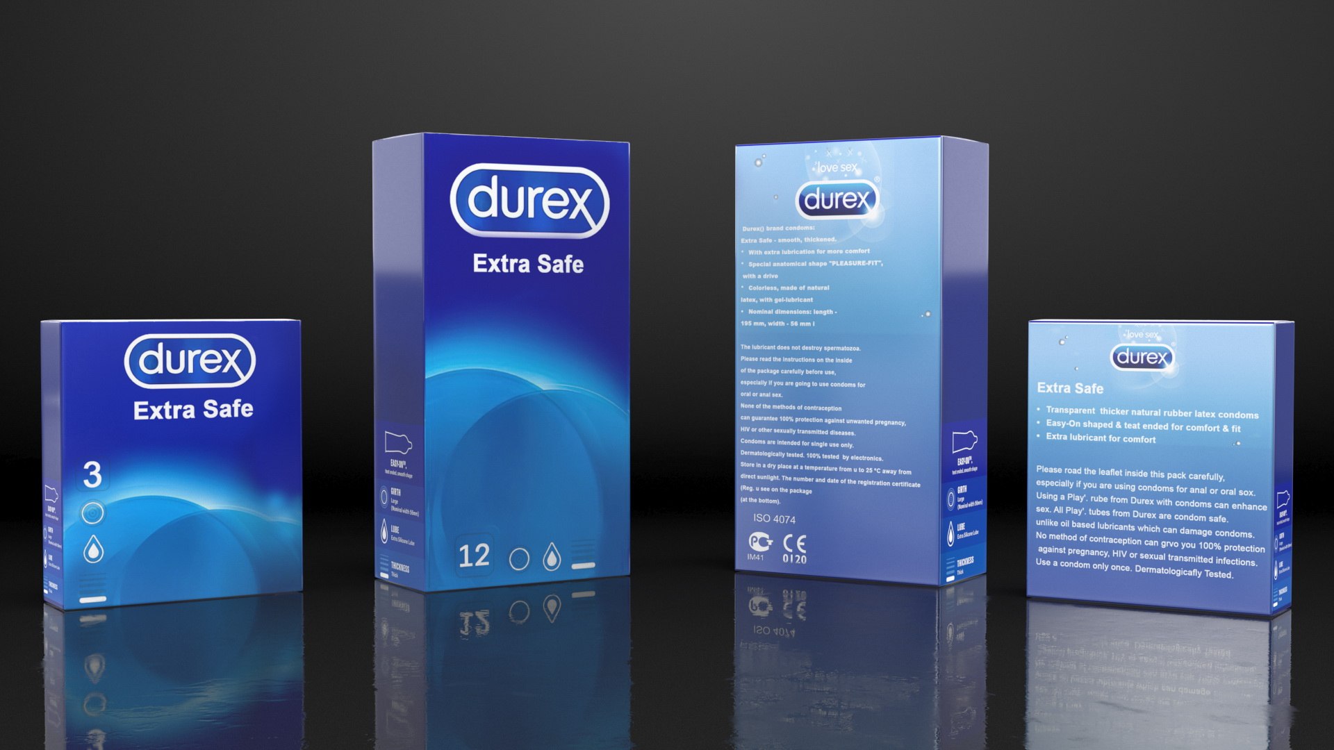 3D Condom Durex Box - TurboSquid 1870878