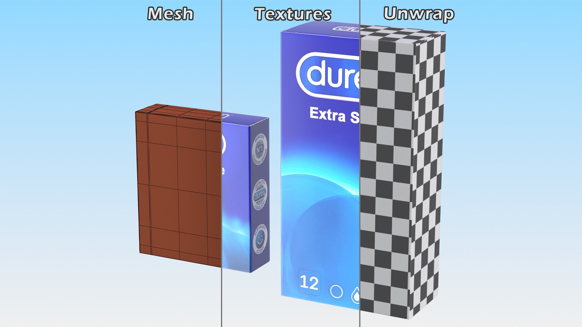 3D Condom Durex Box - TurboSquid 1870878
