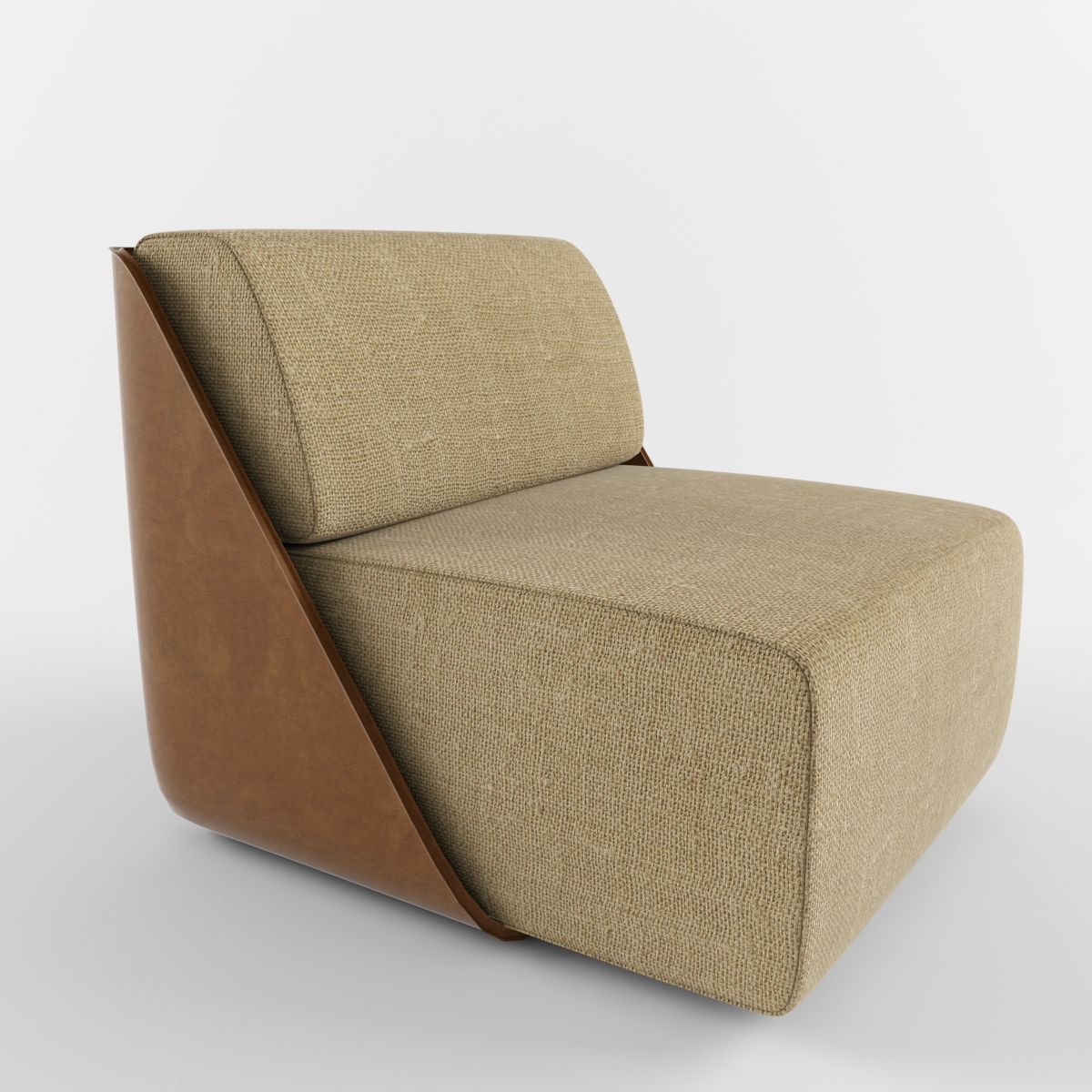 alivar lagoon armchair lounge chair 3d model