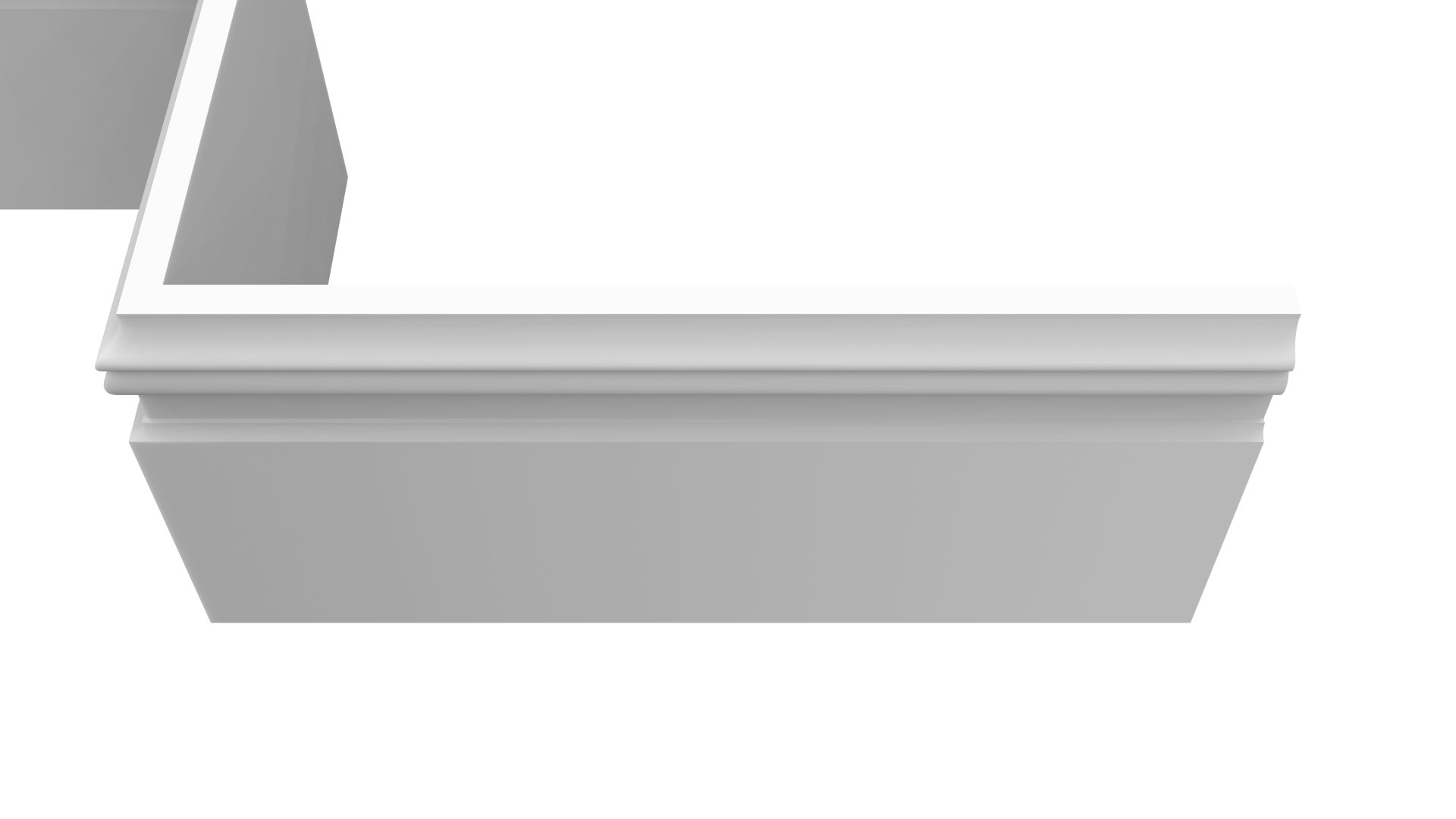 Baseboard 3D Model - TurboSquid 2022880