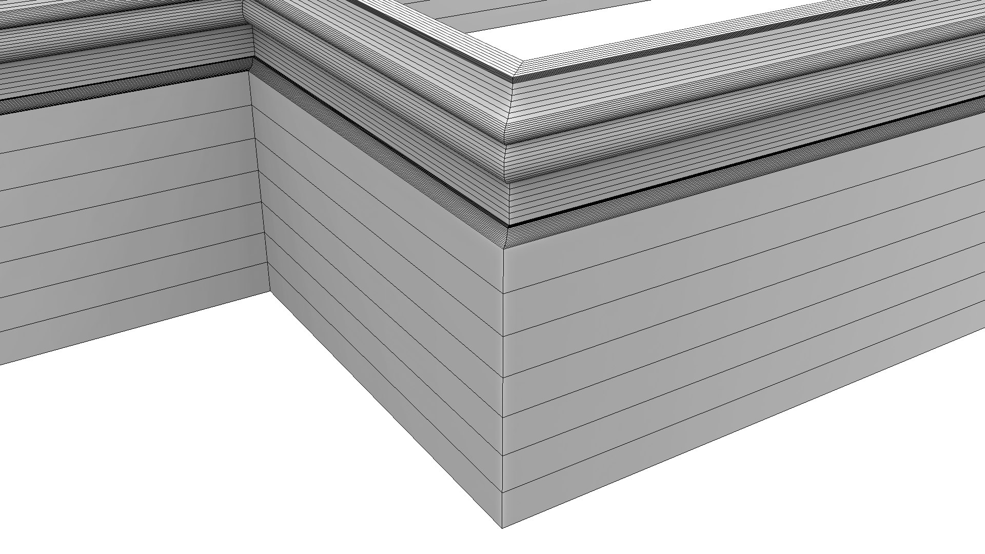Baseboard 3D Model - TurboSquid 2022880