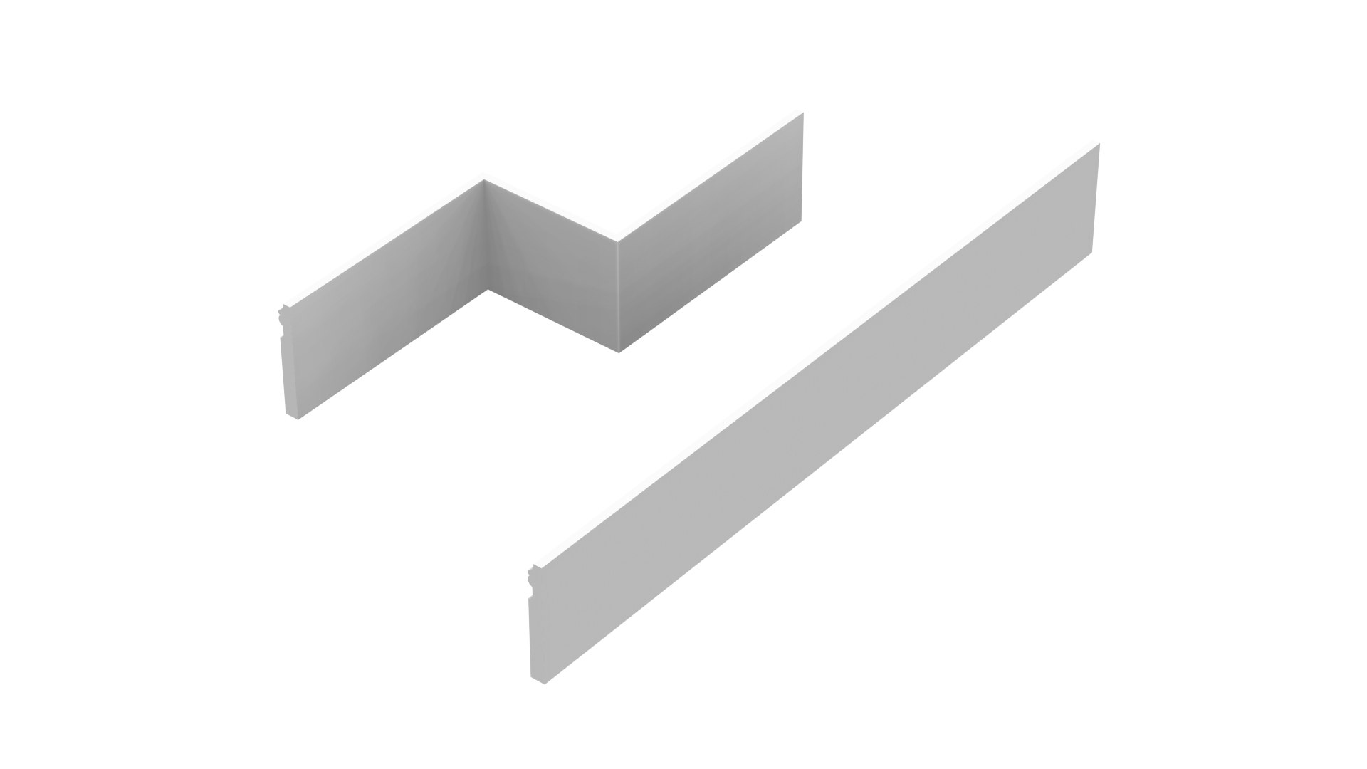 Baseboard 3D Model - TurboSquid 2022880