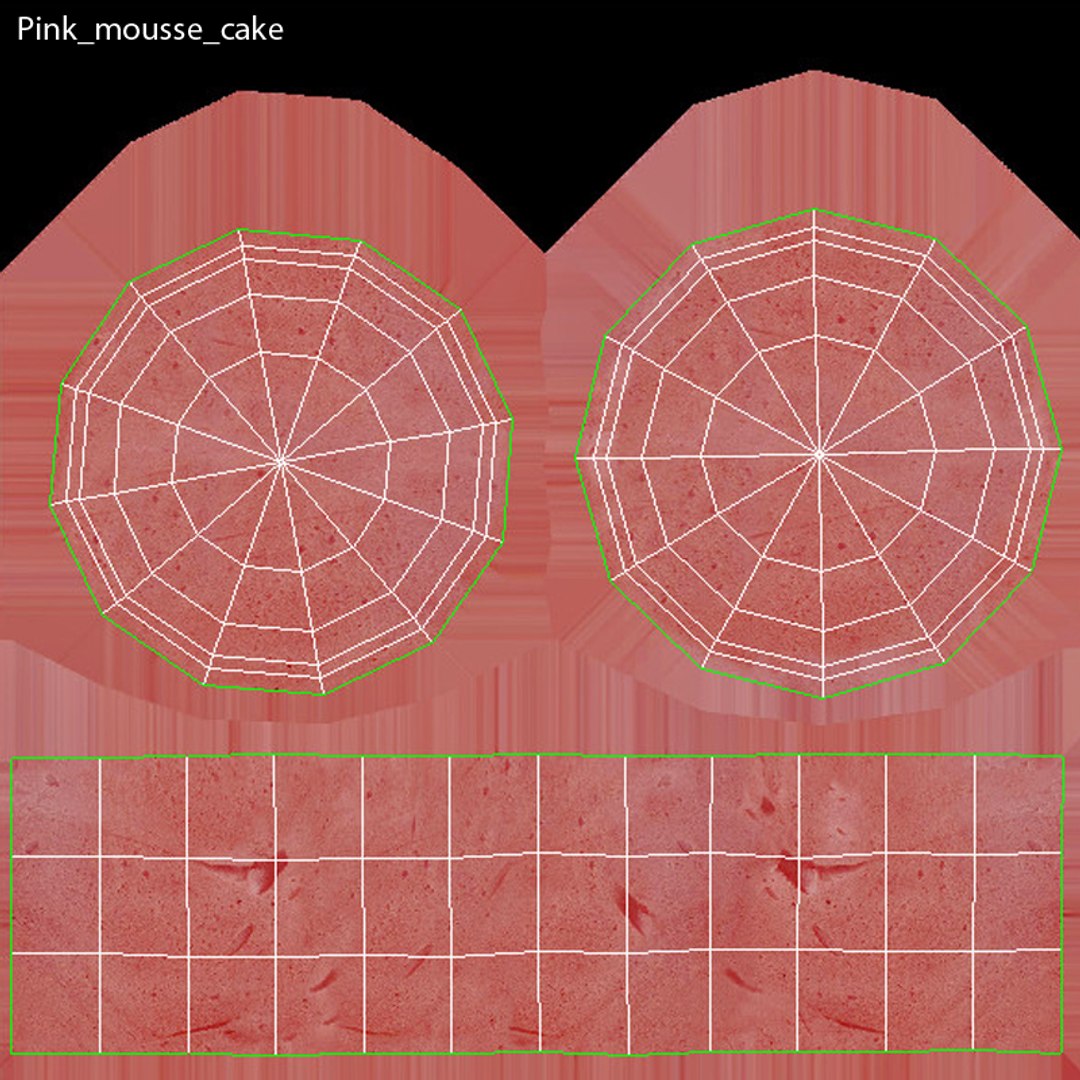 Raspberry Round Cake With Chocolate 3D Model - TurboSquid 1958480