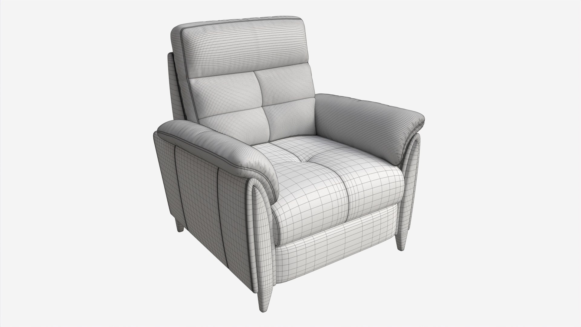 Chair Recliner Ercol Mondello 3D Model - TurboSquid 2010721
