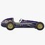 3d Model Of Retro Racing Cars