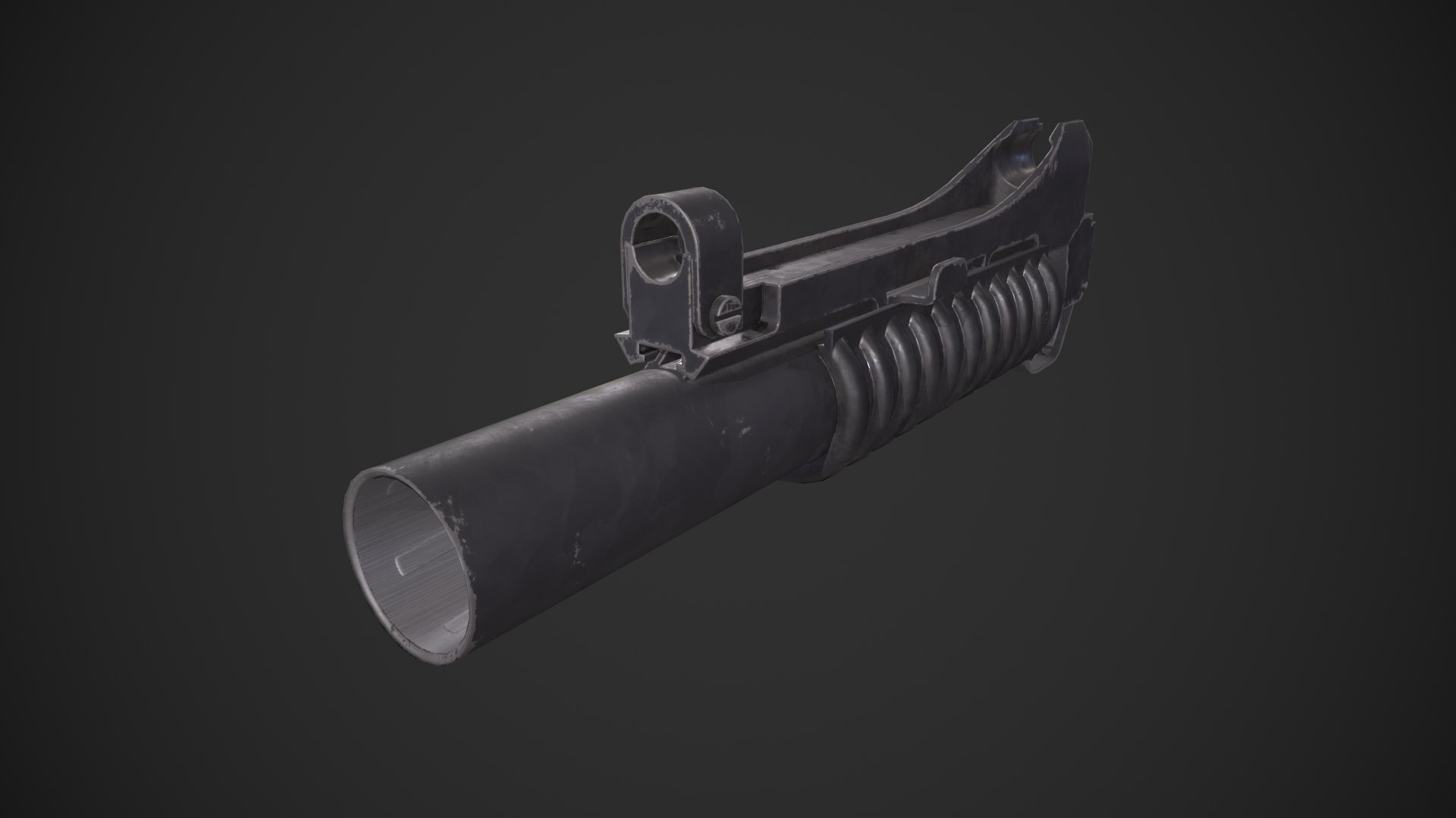 3D M203 Grenade Launcher Model - TurboSquid 1794401