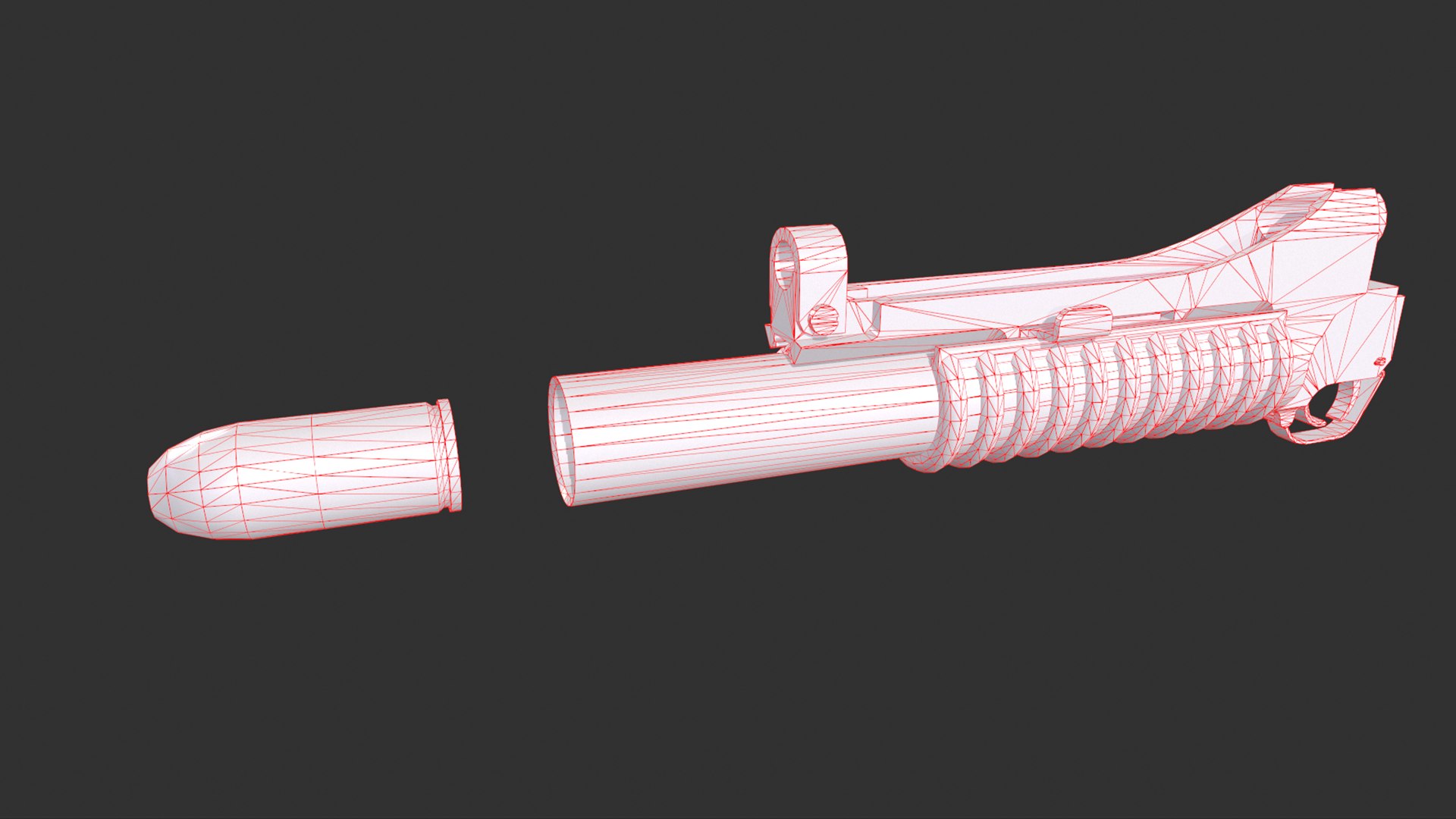 3D M203 Grenade Launcher Model - TurboSquid 1794401