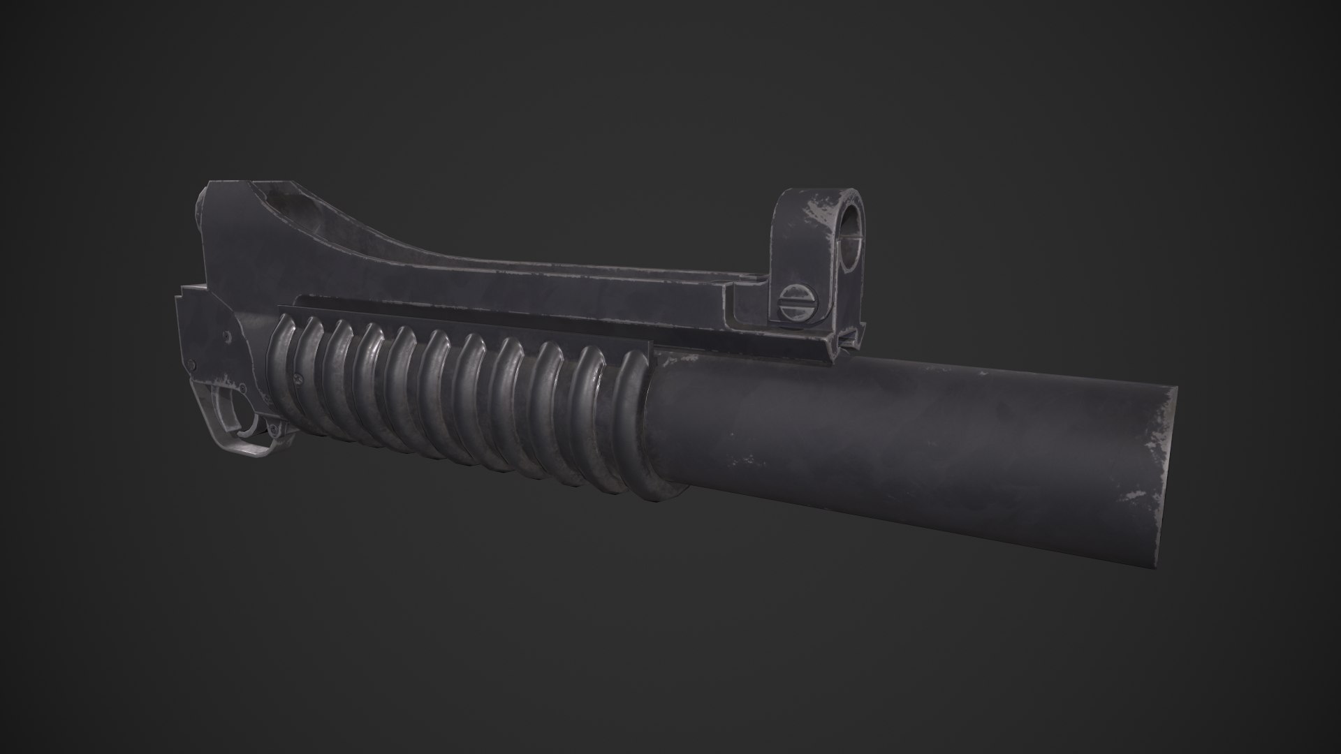3D M203 Grenade Launcher Model - TurboSquid 1794401