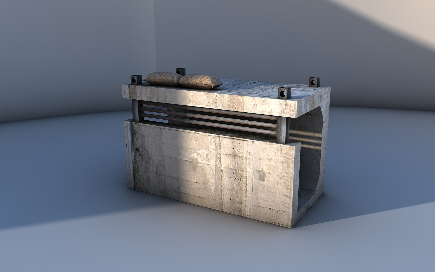 Bunker model - TurboSquid 1881671