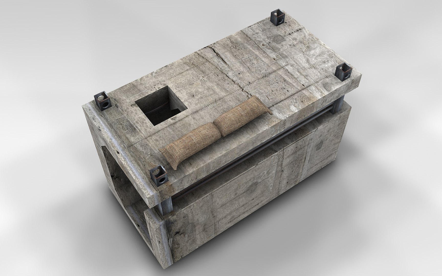 Bunker model - TurboSquid 1881671