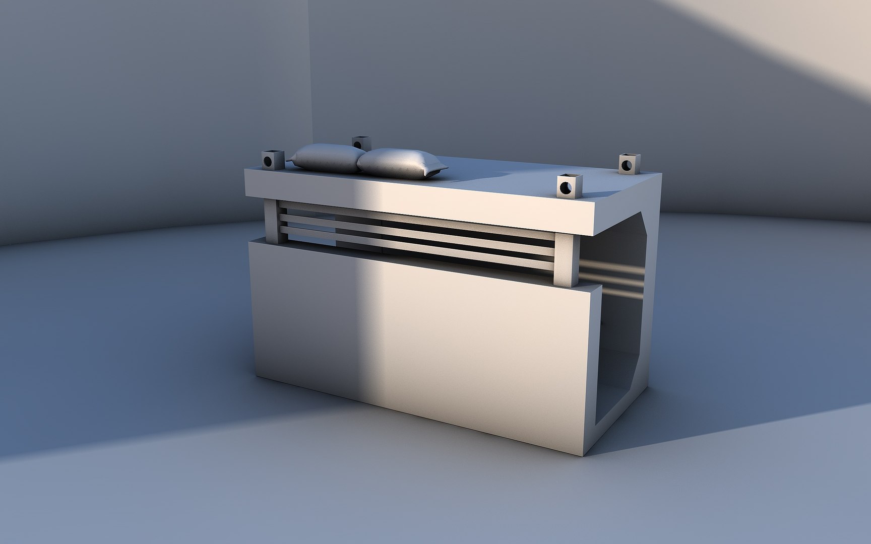 Bunker model - TurboSquid 1881671