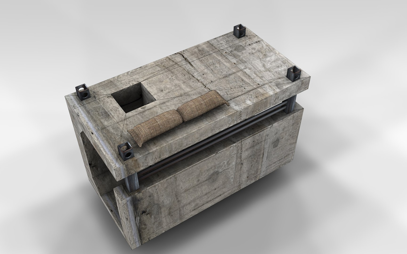 Bunker model - TurboSquid 1881671