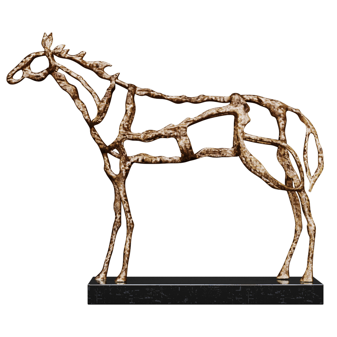 3D horses sculptures set model - TurboSquid 1576815