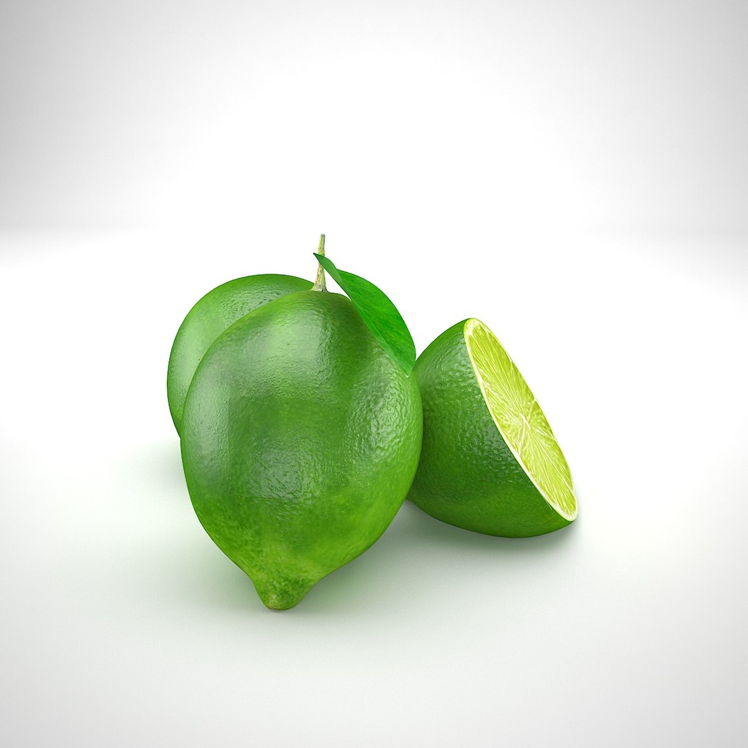 Food Fruit Lime 3D Model - TurboSquid 1380512