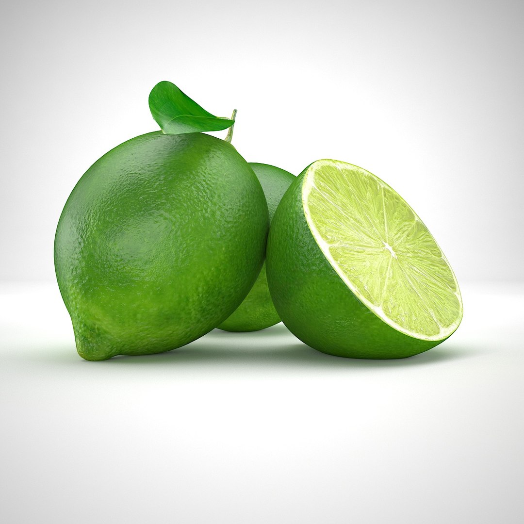 Food Fruit Lime 3D Model - TurboSquid 1380512