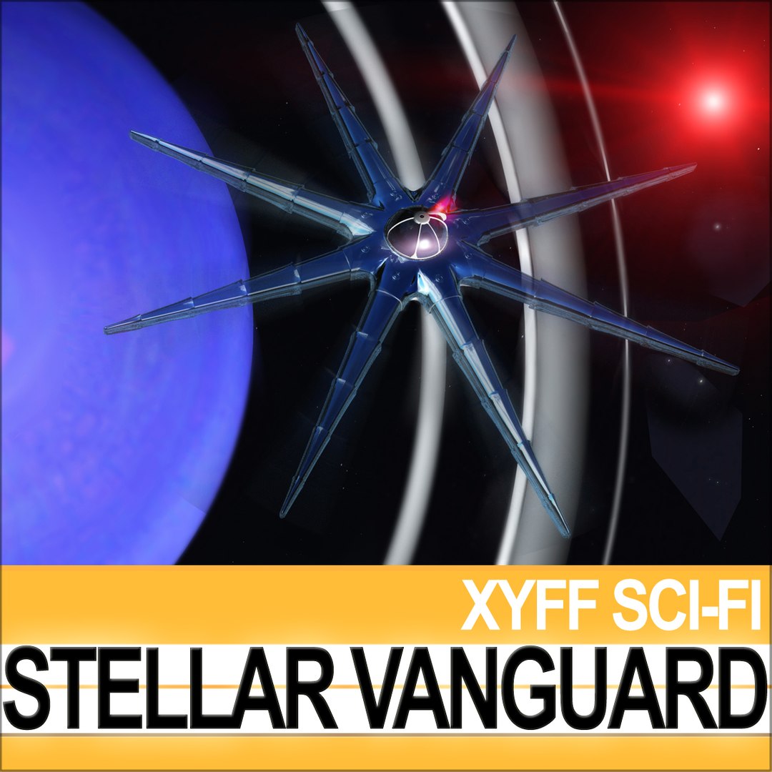 Stellar Vanguard Space Fighter 3D - TurboSquid 1297893