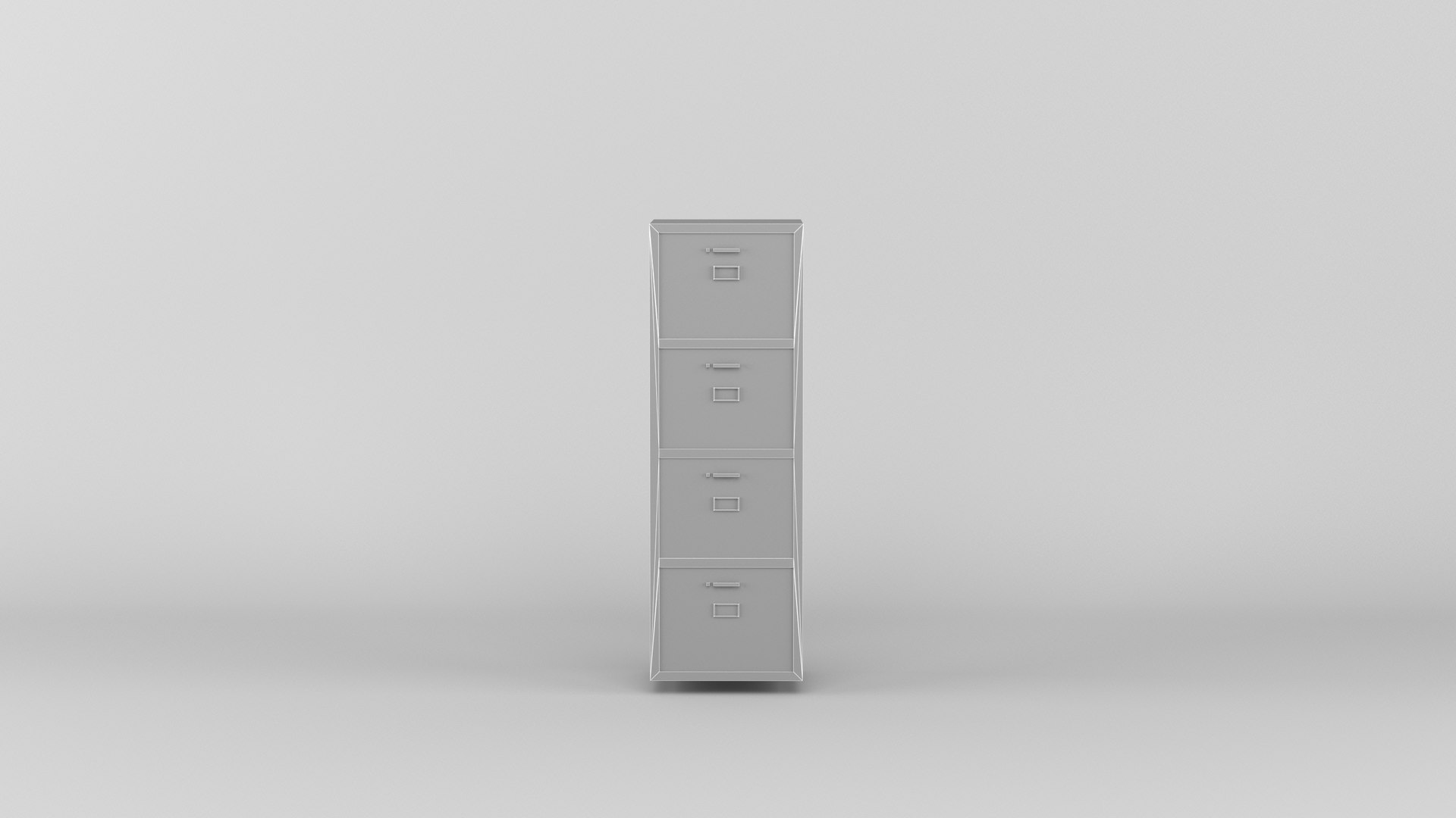 File Cabinet 3D Model - TurboSquid 1809009