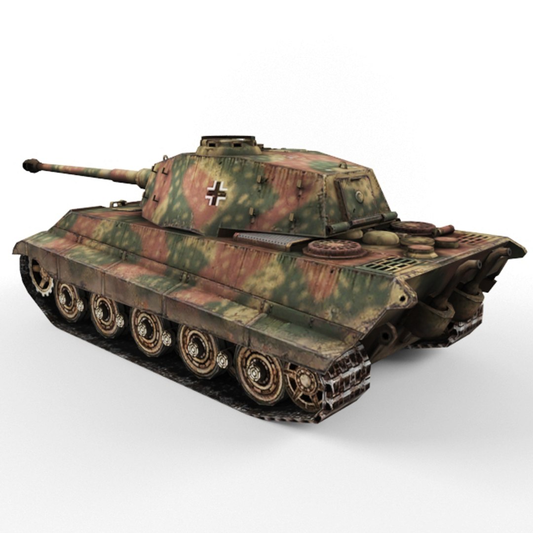 3d king tiger