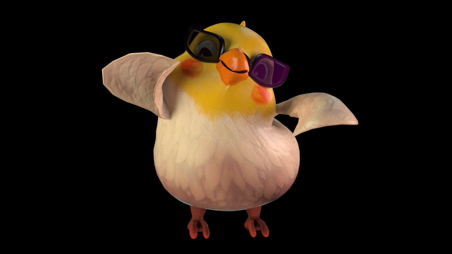 Party Bird Model - TurboSquid 2053419