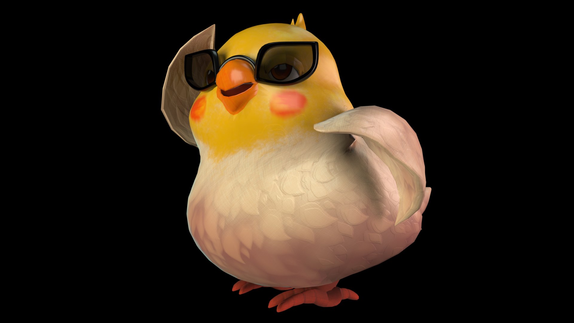 Party Bird Model - TurboSquid 2053419