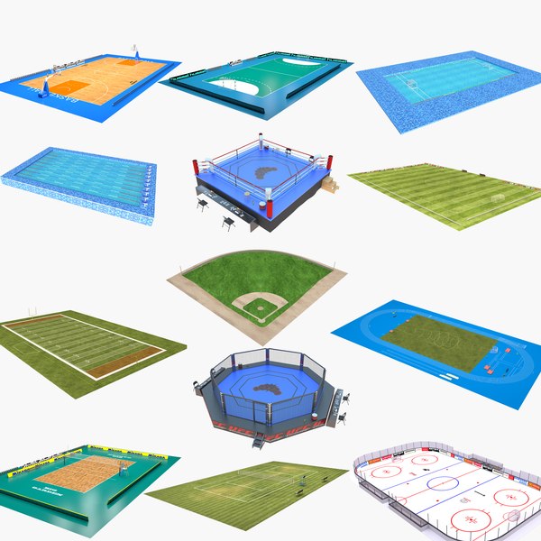 Football Field 3D Models for Download | TurboSquid