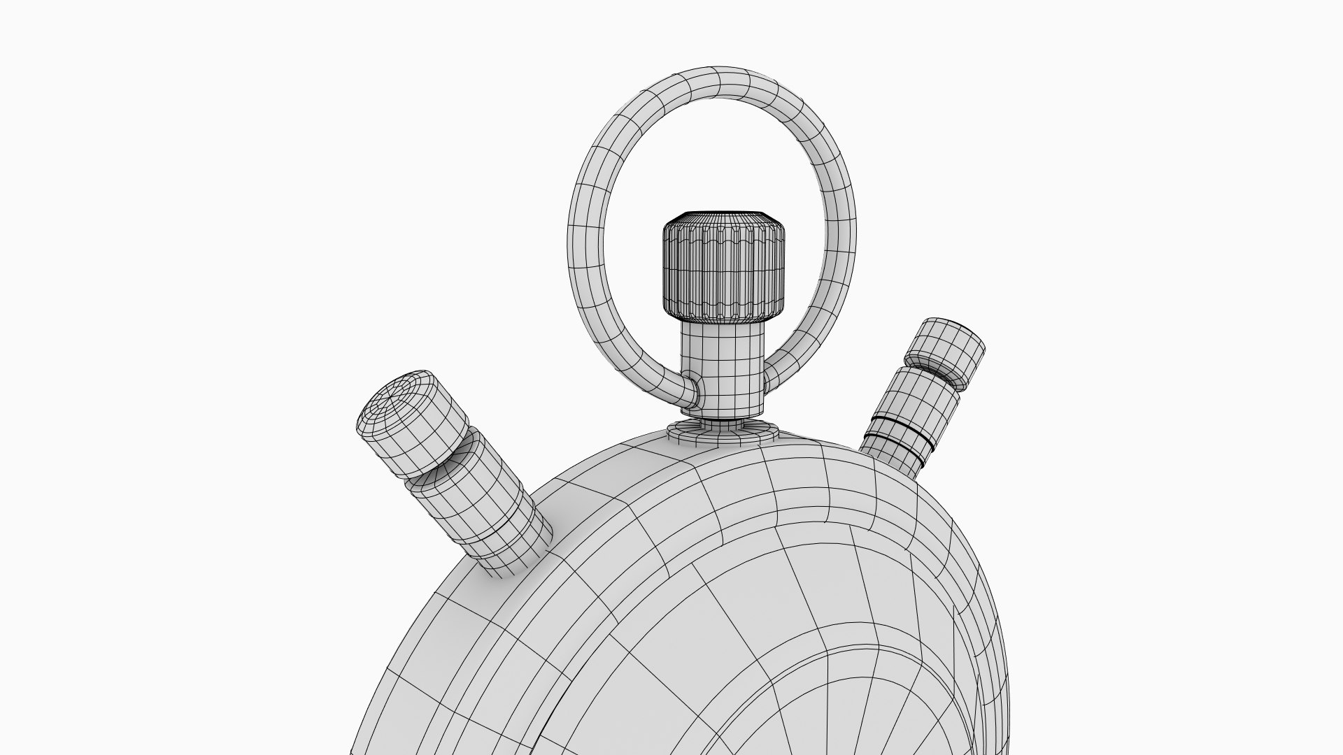 3D Stopwatch Low-poly - TurboSquid 2081386