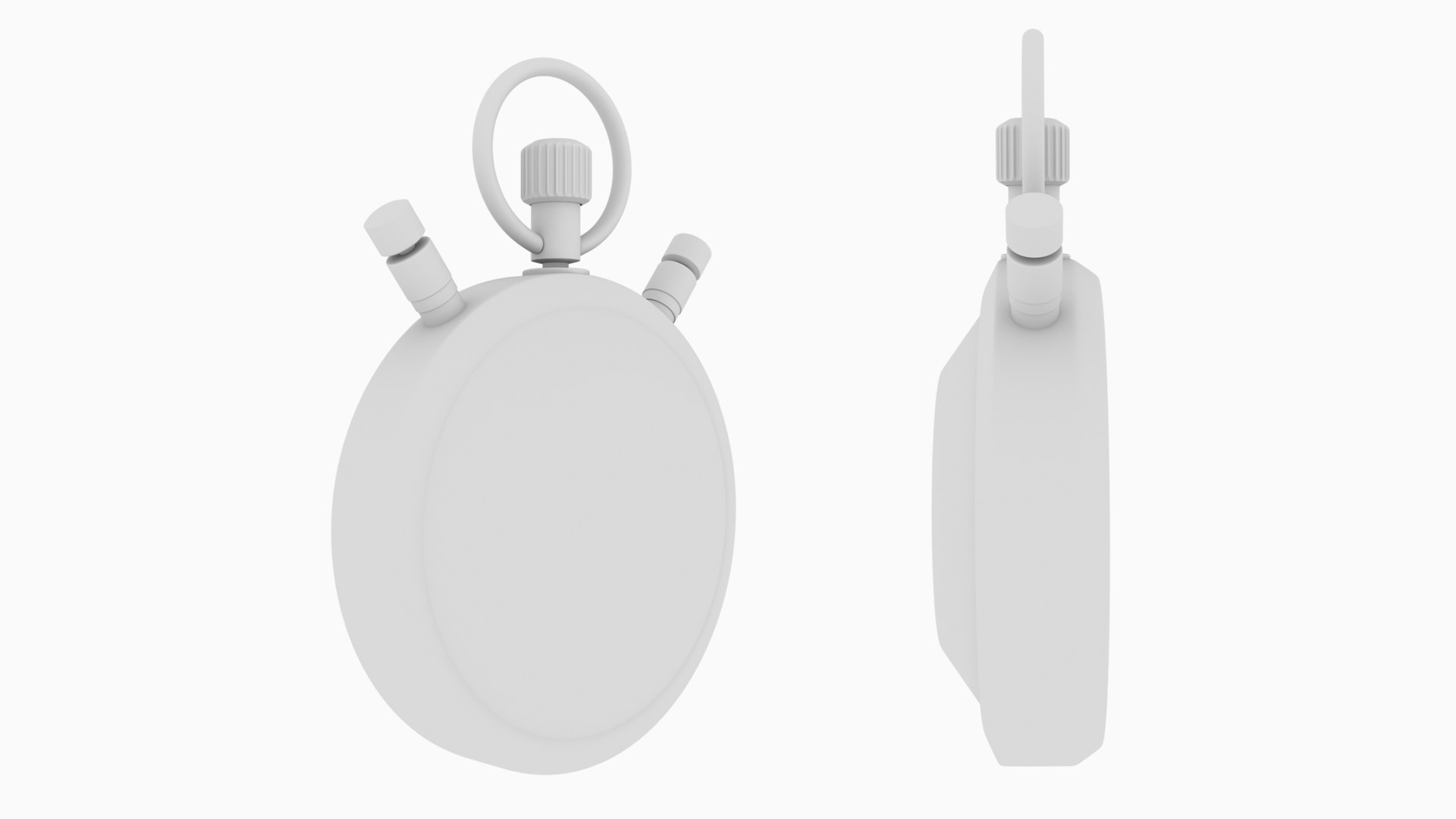 3D Stopwatch Low-poly - TurboSquid 2081386