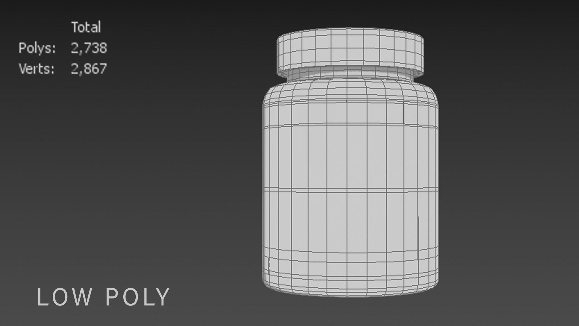 3D Jar Supplement Sport Medical Model - TurboSquid 1724255