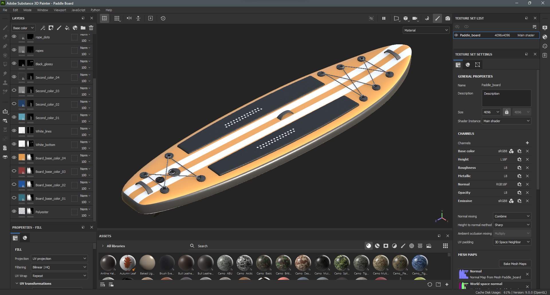 Paddle Board 02 Model - TurboSquid 2115808