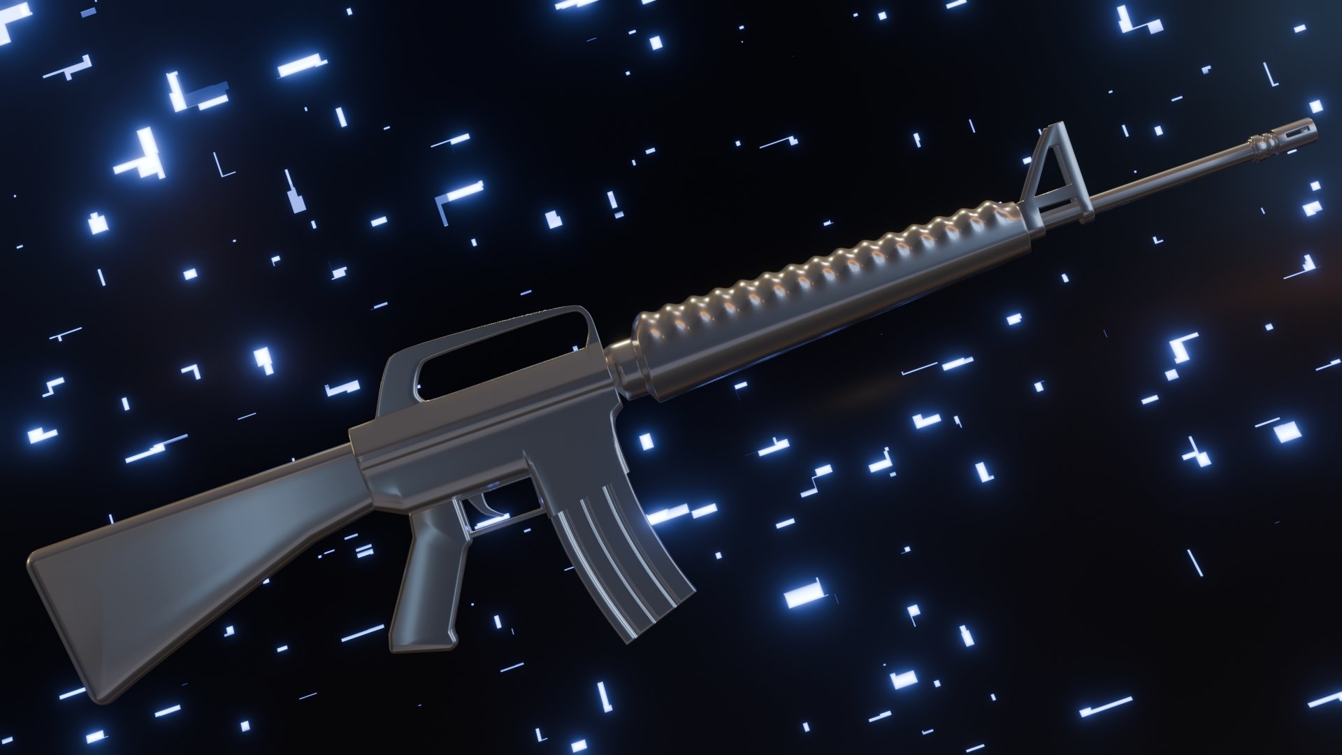 Simple Rifle Guns Collection 3D - TurboSquid 2275208