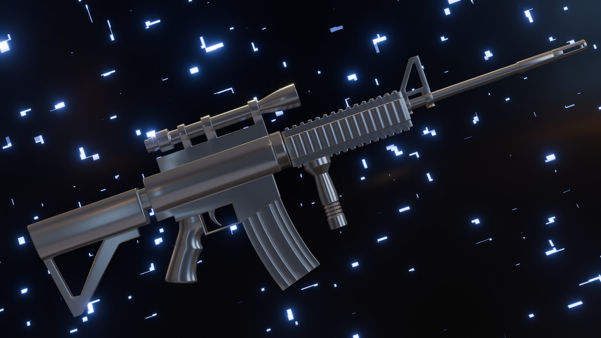 Simple Rifle Guns Collection 3D - TurboSquid 2275208