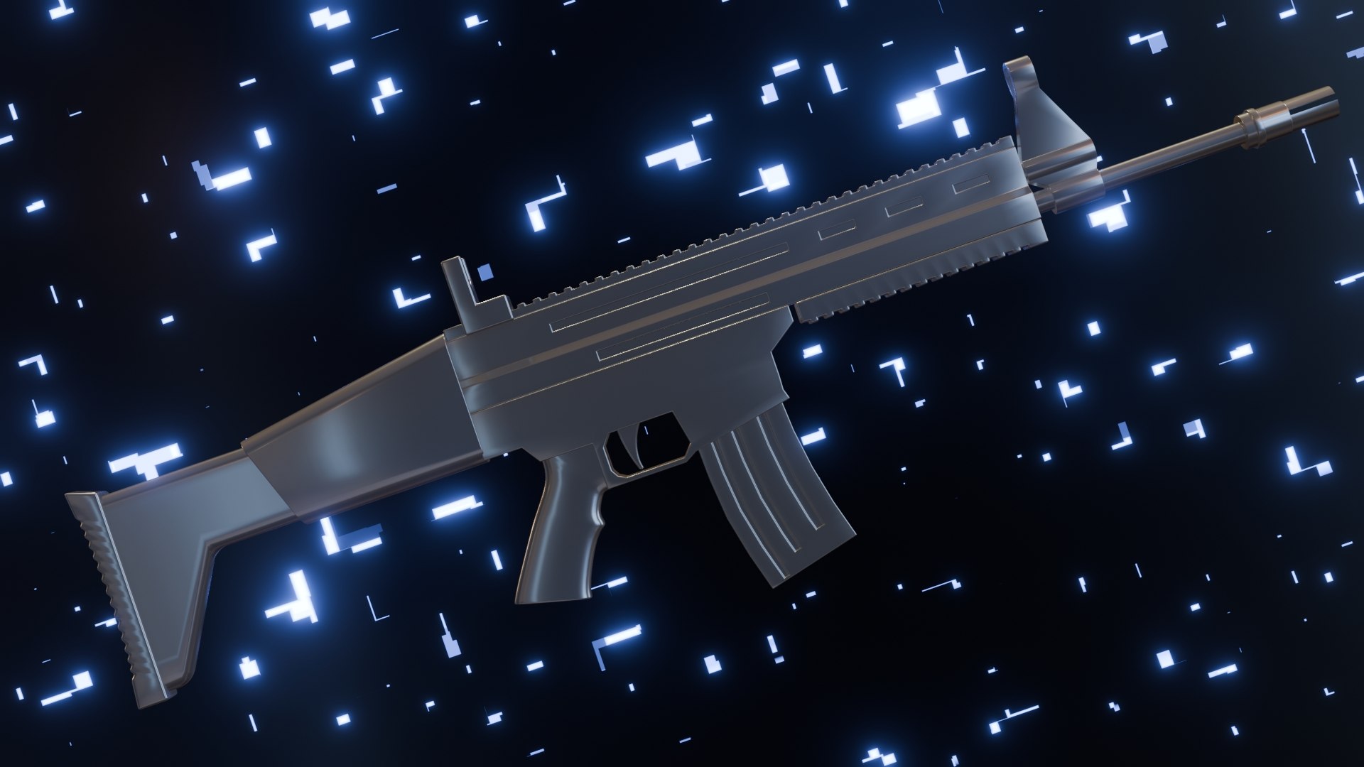Simple Rifle Guns Collection 3D - TurboSquid 2275208