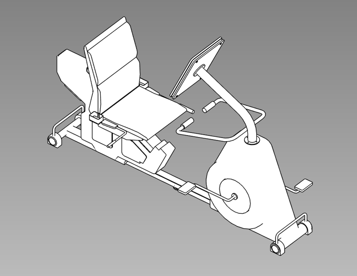 Gym Bike 3D Model - TurboSquid 1324756