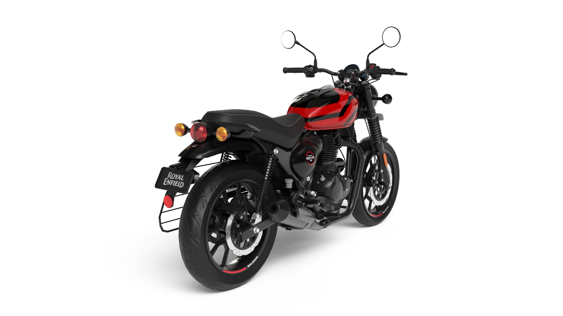 Royal Enfield Hunter 350 3D Model - TurboSquid 2435788