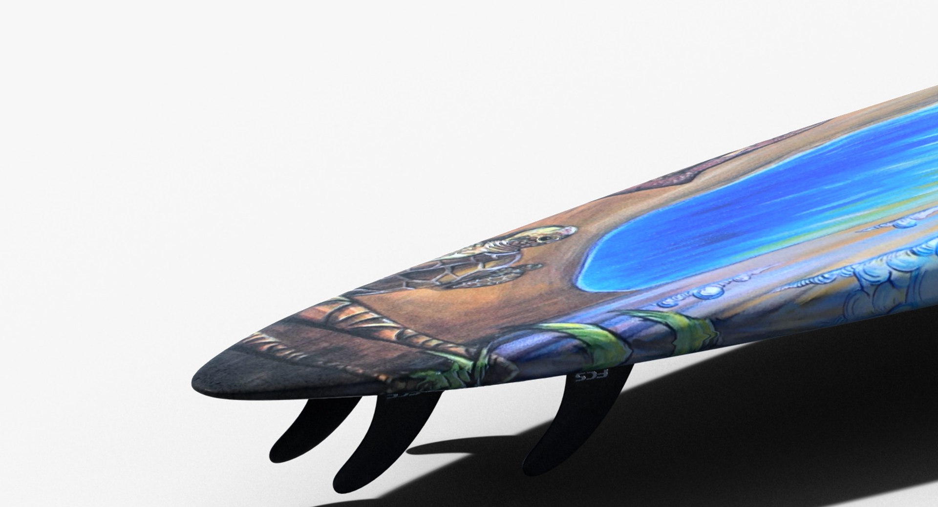 surfboard surf board 3d model