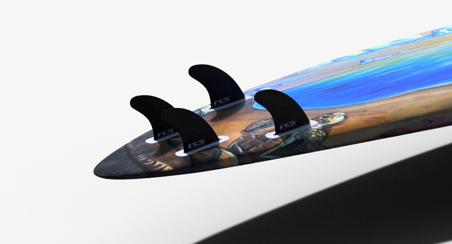 surfboard surf board 3d model
