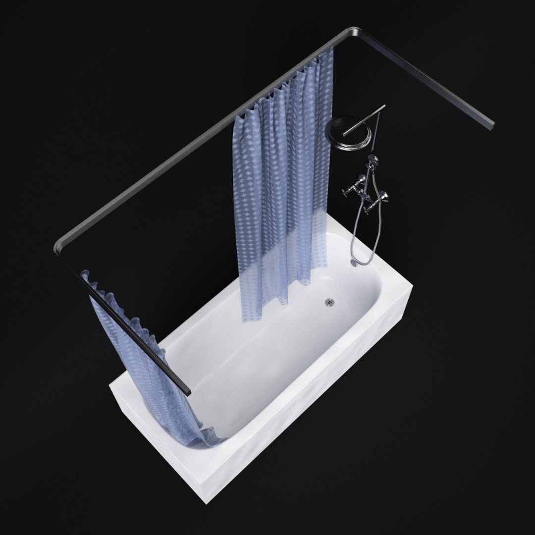 Bath Shower 3d Model