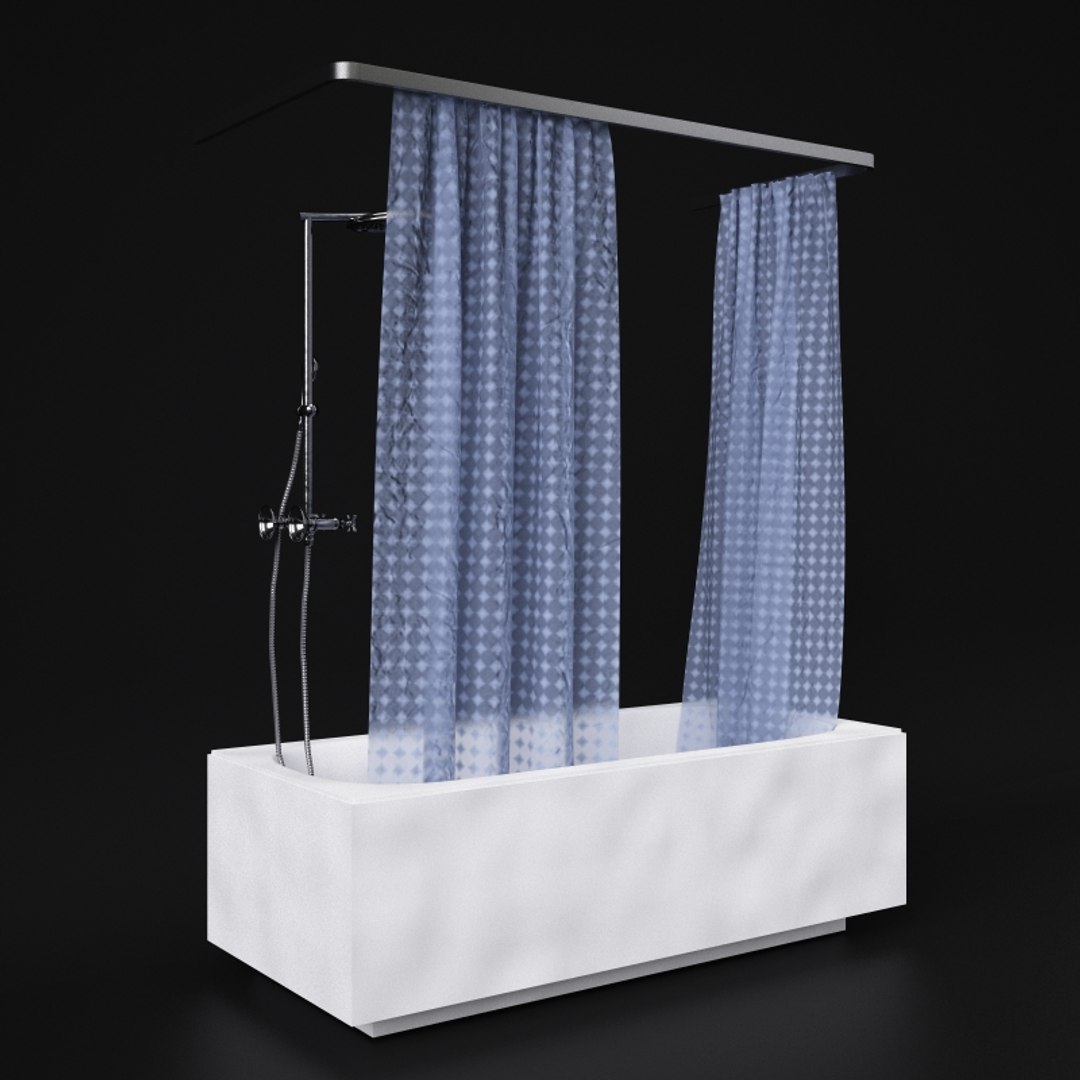 Bath Shower 3d Model