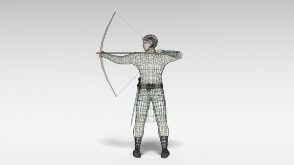 3D archer bow sword model - TurboSquid 1480592