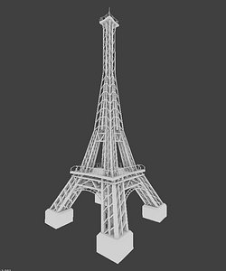 Eiffel Tower Blender Models for Download | TurboSquid